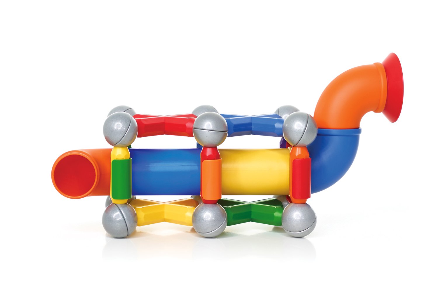 SmartMax Mega Ball Run STEM Magnetic Discovery Building and Ball Run Set Featuring Safe, Extra-Strong, Oversized Building Pieces for Ages 3+