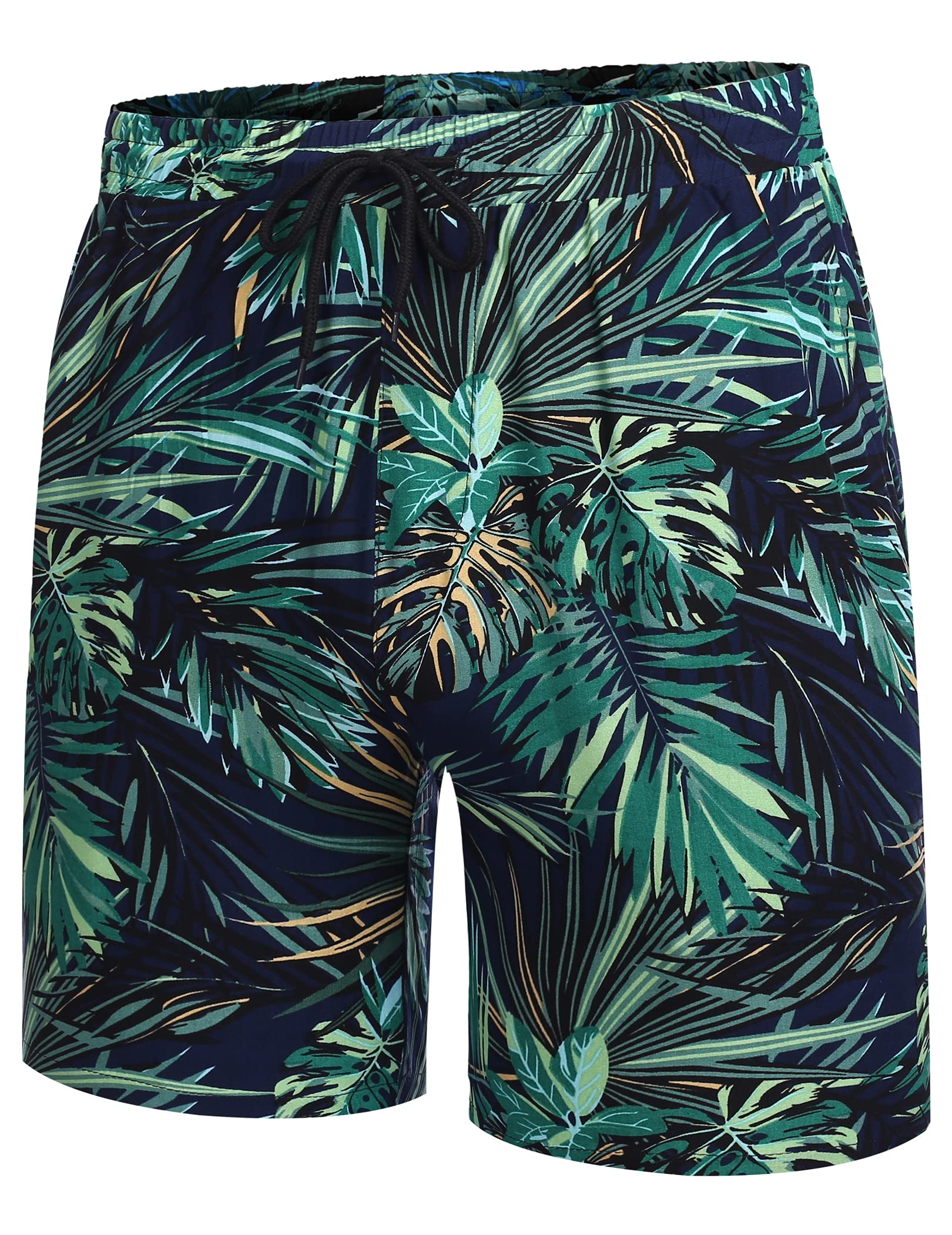 COOFANDY Men's Flower Casual Button Down Short Sleeve Hawaiian Shirt Suits