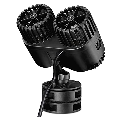 KEDSUM Double-head Aquarium Submersible Wavemaker Pump, Circulation Powerhead Pump with Magnetic Base for 80-120 Gallon Fish Tank