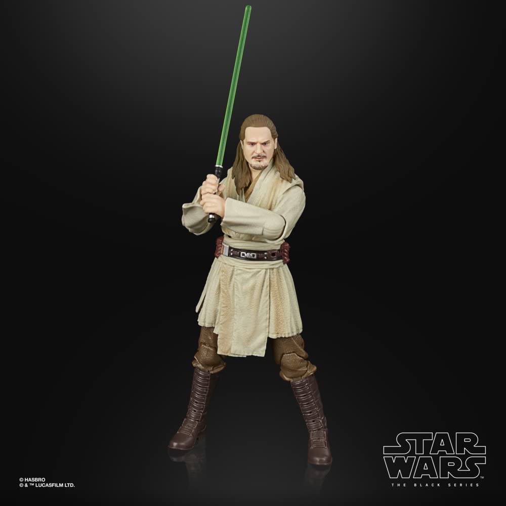 STAR WARS Black Series 6 Inch Action Figure | Qui-Gon Jinn