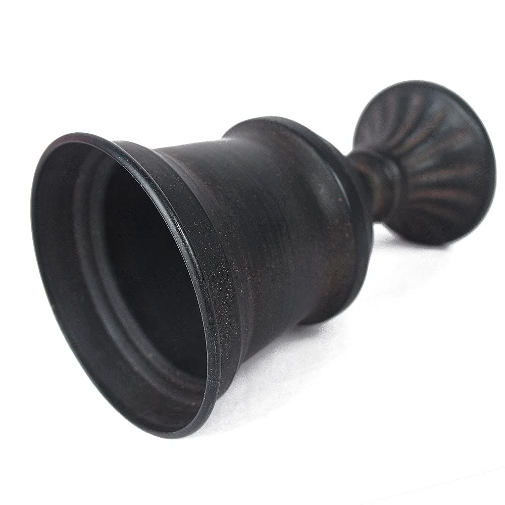 WEIDUOFUN Antique Display Urn Planter Pedestal Vase Rustic Classic Urn Planter Vase for Wedding Home Cafe Decoration -7.87”Tall and 3.54” Diameter