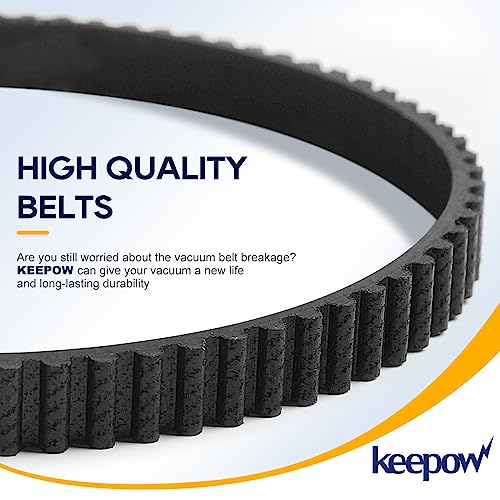 KEEPOW Replacement Belt Set Compatible with Bissell Proheat 2X Revolution Pet Pro Carpet Cleaner Models 1548 1550 1551 35799 Compare to Parts #1606418 & 1606419 & 1606428, 3 Pack