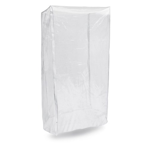 New Star Foodservice 36565 Commercial-Grade Sheet Pan/Bun Pan Rack Cover, Plastic, 20-Tier, 28" L x 23" W x 61" H, Clear
