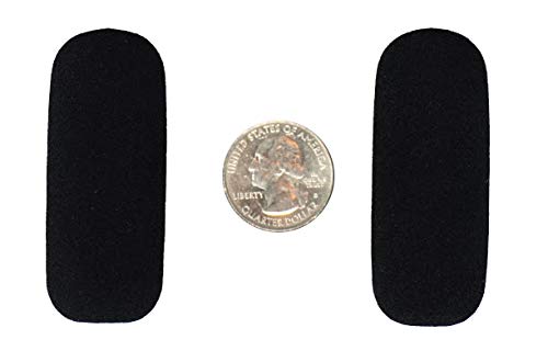 Compete Audio SH50 foam replacement microphone windscreens (microphone covers) (2-pack) for use with Sennheiser Aviation headsets