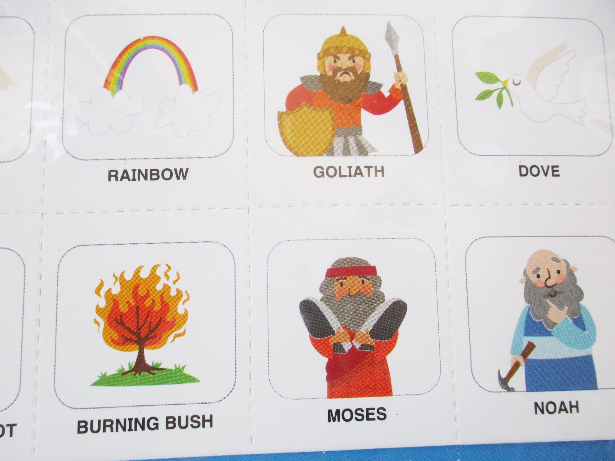 Craft Supply Bible Bingo Game Set - 20 Player Cards - 7 x 9 Inches