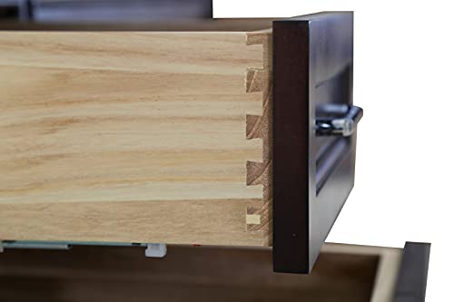 Kitchen Bath Collection Aria 60-inch Single Bathroom Vanity (Chocolate/Carrara): Includes Chocolate Cabinet with Authentic Italian Carrara Marble Countertop and White Ceramic Sink
