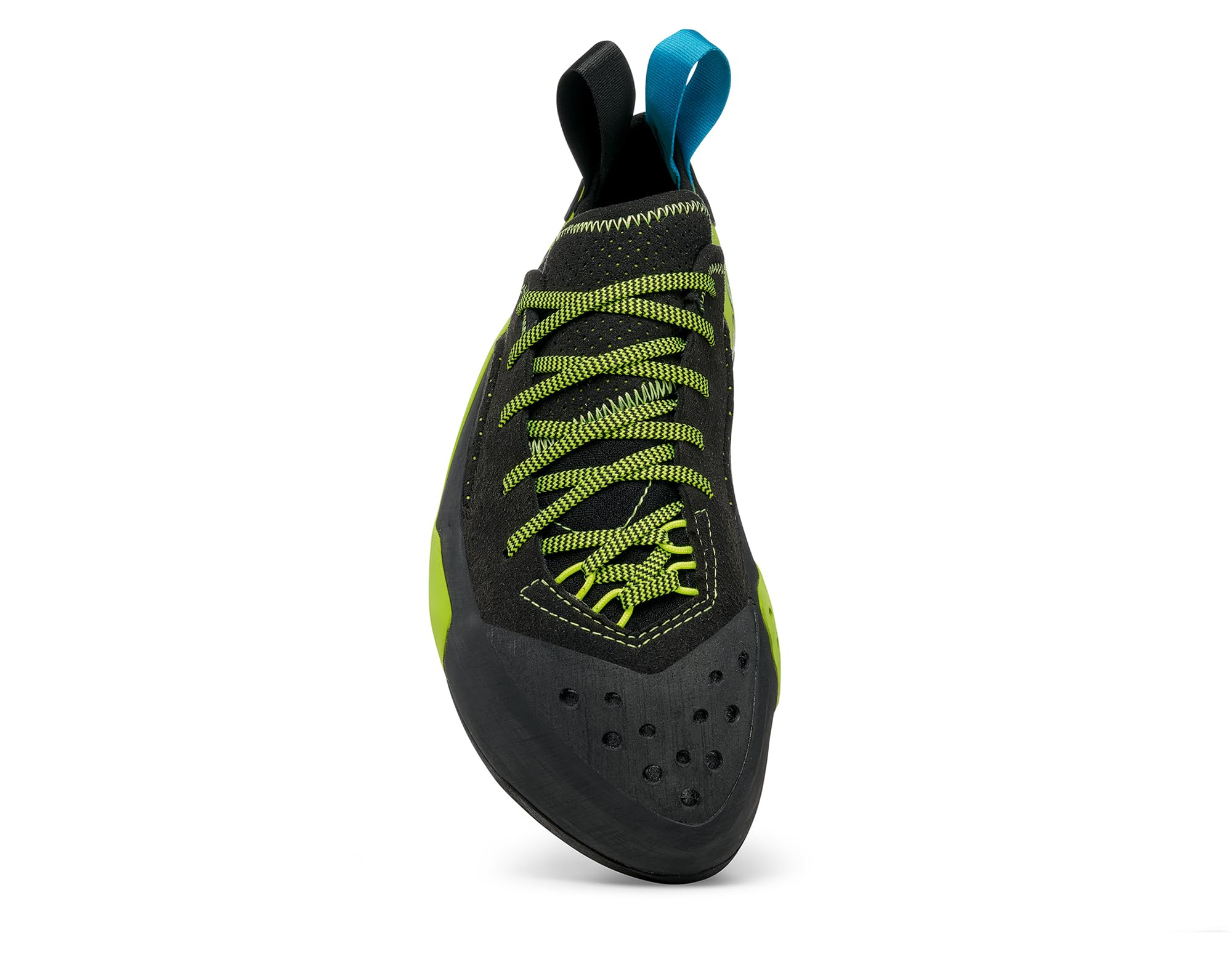 SCARPA Mago Lace Rock Climbing Shoes for Sport Climbing and Bouldering - Specialized Performance for Edging and Support - Bright Lime - 11