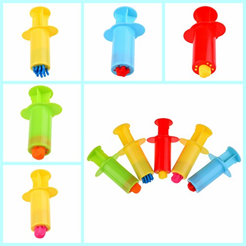 Kare & Kind Set of 10 pcs Smart Dough Tools Kit with Extruder Machine (10 Extruder Tools)