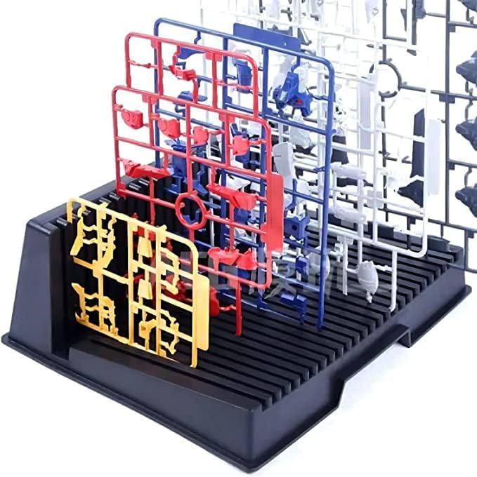 HOILUEYO DIY Model Shelf Stand, Plastic Parts Shelf, Placing Rack,Model Shelf,Placing Rack,Suitable for Many Types Making Accessories of Action Figures