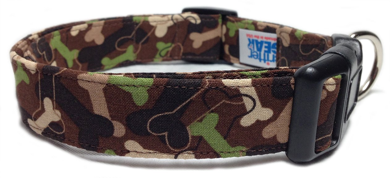 CritterGear Adjustable Dog Collar in Camo Bones (U.S.A. Made)