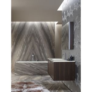 KOHLER K-14675-4-CP Loure Deck-Mount High-Flow Bath Faucet, Polished Chrome
