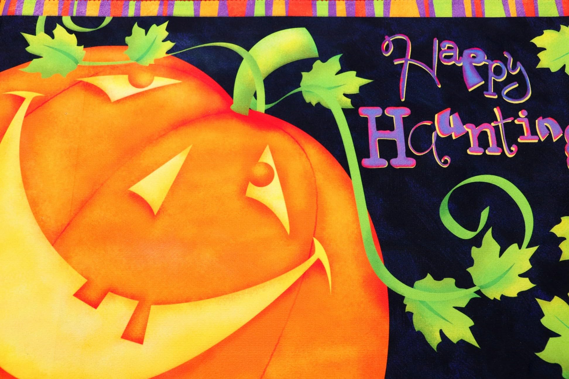 Happy Haunting Olivia's Home Accent Rug Halloween Themed Seasonal Rug 22" x 32"