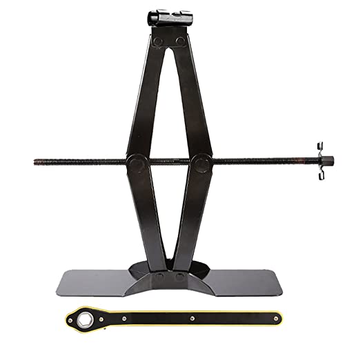 LEADBRAND Scissor Jack, 2.5 Ton(5,511lbs), Oversized Base, with Positive and Negative Screw, Saving Strength Design, Ideal for Auto/Pickup/Truck/SUV/MPV
