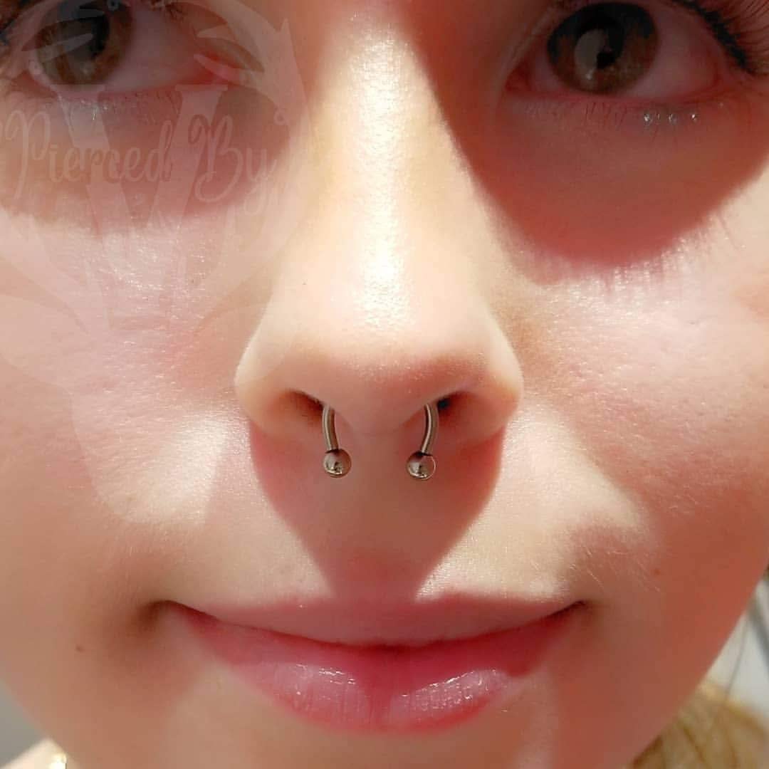 D.Bella 16G Surgical Steel Nose Septum Horseshoe Hoop Earring Eyebrow Tragus Lip Piercing Ring Balls & Spikes 6-12mm