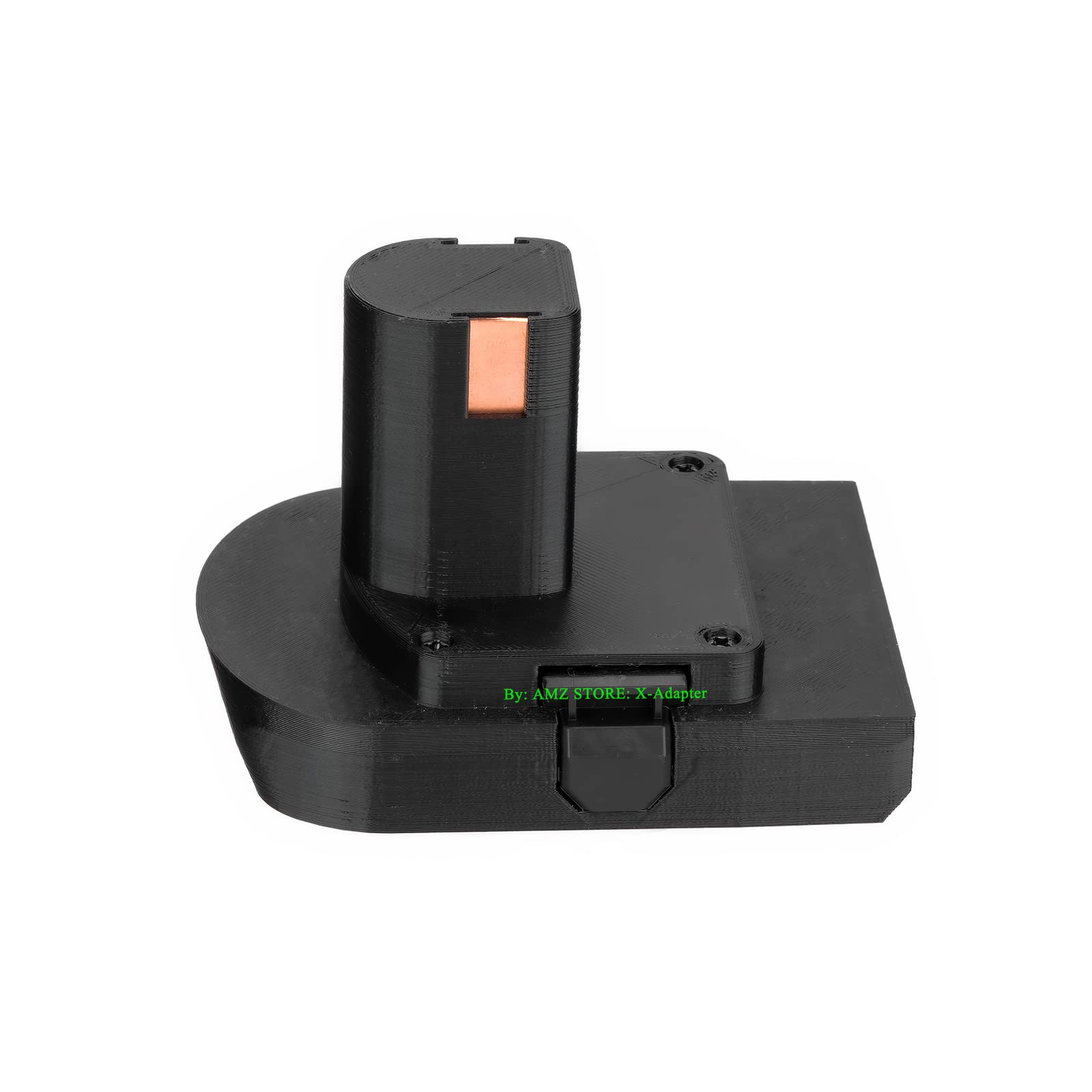 X-Adapter 1x Adapter for Ryobi 18v Tools Works On Bosch 18v Blue Professional Batteries (Not 18v PBA All Battery)- Adapter Only, Black (BS-RY18)
