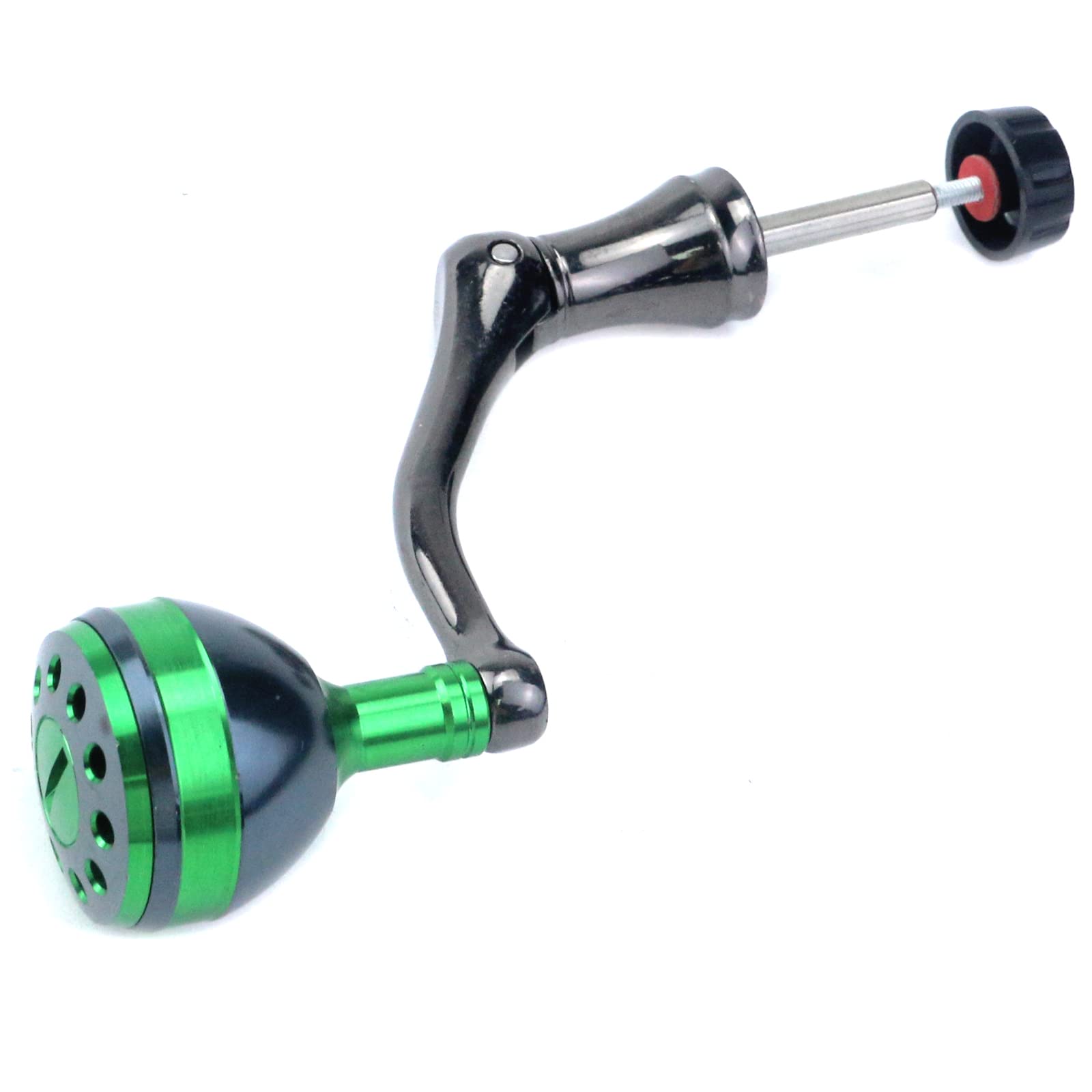 Crapyt Fishing Reel Handle Knob Spinning Crank Handle Arm Grip Part Replacement Wheel Grasp Rotary Knob Power Handle Green 1 PCS Tackle Wheel Metal Ball Shake Outdoor Medium Size