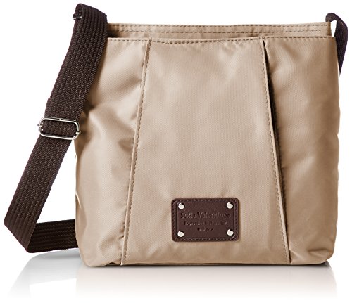 Sofia Valentino 1802-4874-01 Shoulder Bag, Lightweight, 2-Layer Construction, Beige