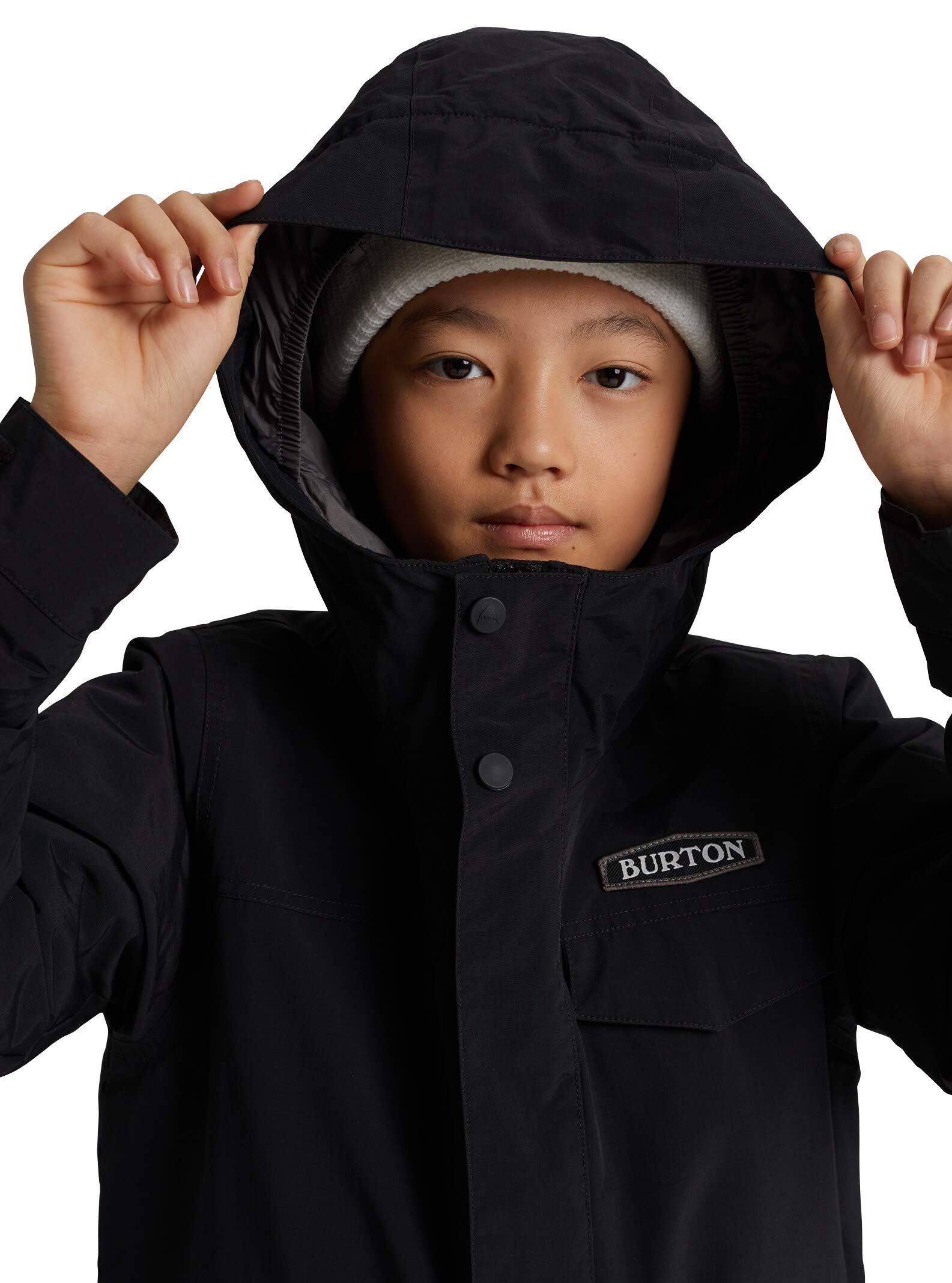 Burton Boys Dugout Jacket, True Black New, Large
