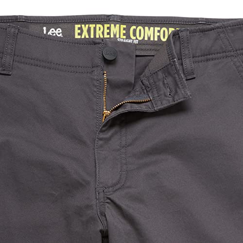 Lee Men's Extreme Motion Twill Cargo Pant Buddy Black 38W x 32L