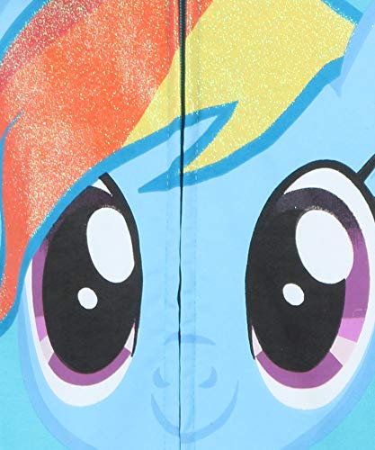 My Little Pony Little Girls Zip-up Hoodie, Rainbow Dash, Medium (5/6)