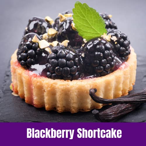 Door County Coffee - Spring & Summer Seasonal Blend - Blackberry Shortcake, Blackberry Shortcake Flavored Whole Bean Coffee - Medium Roast, 8 oz Bag