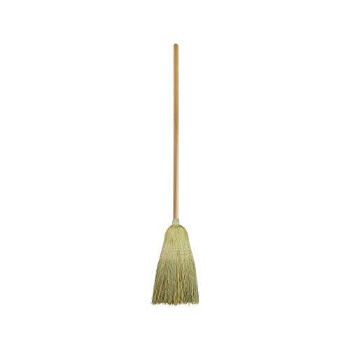 Genuine Joe Joe Janitor Lobby Blend Broom, Nickel