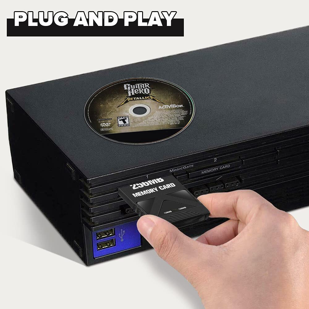 CIPON Memory Card Compatible with PS2, 256MB High Speed