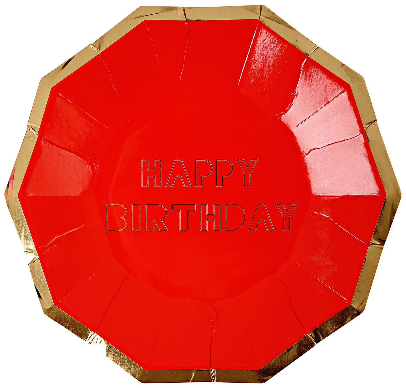 Meri Meri Happy Birthday Small Plate