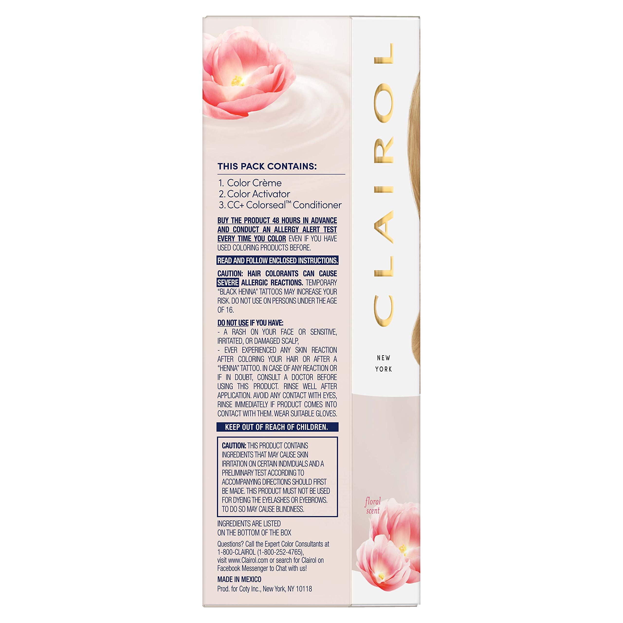Clairol Nice'n Easy Permanent Hair Dye, 9PB Light Pale Blonde Hair Color, Pack of 3