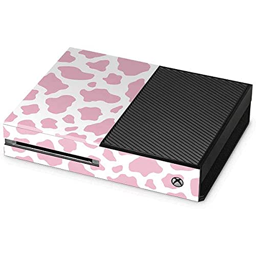 Skinit Decal Gaming Skin compatible with Xbox One Console - Officially Licensed Skinit Originally Designed Pink Cow Print Design