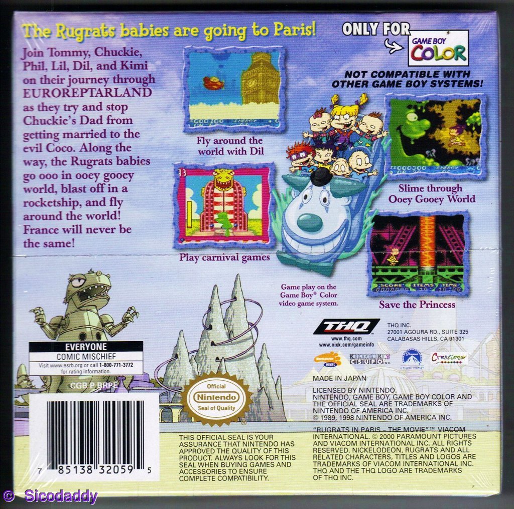 Rugrats in Paris : The Movie (GBC)