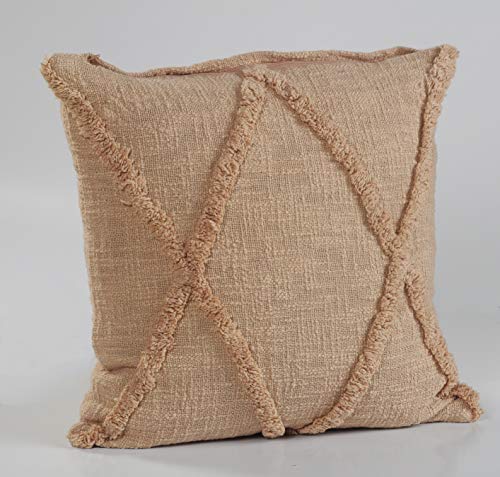 LR Home Raquel Pillow, 18" x 18", Peach