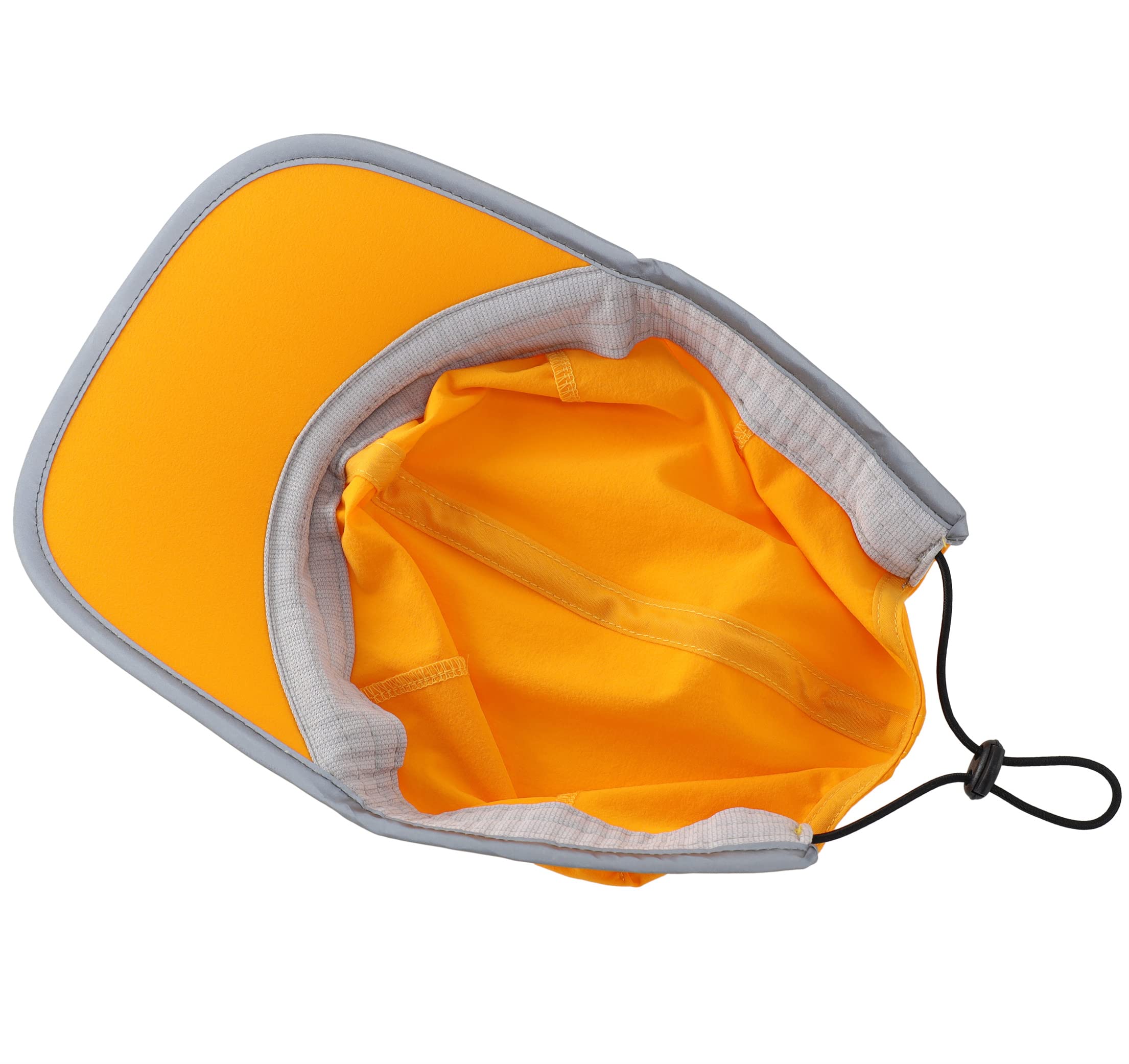 Connectyle Outdoor Breathable Relaxed Fit Running Hat Quick Dry Adjustable Tennis Sports Cap Orange