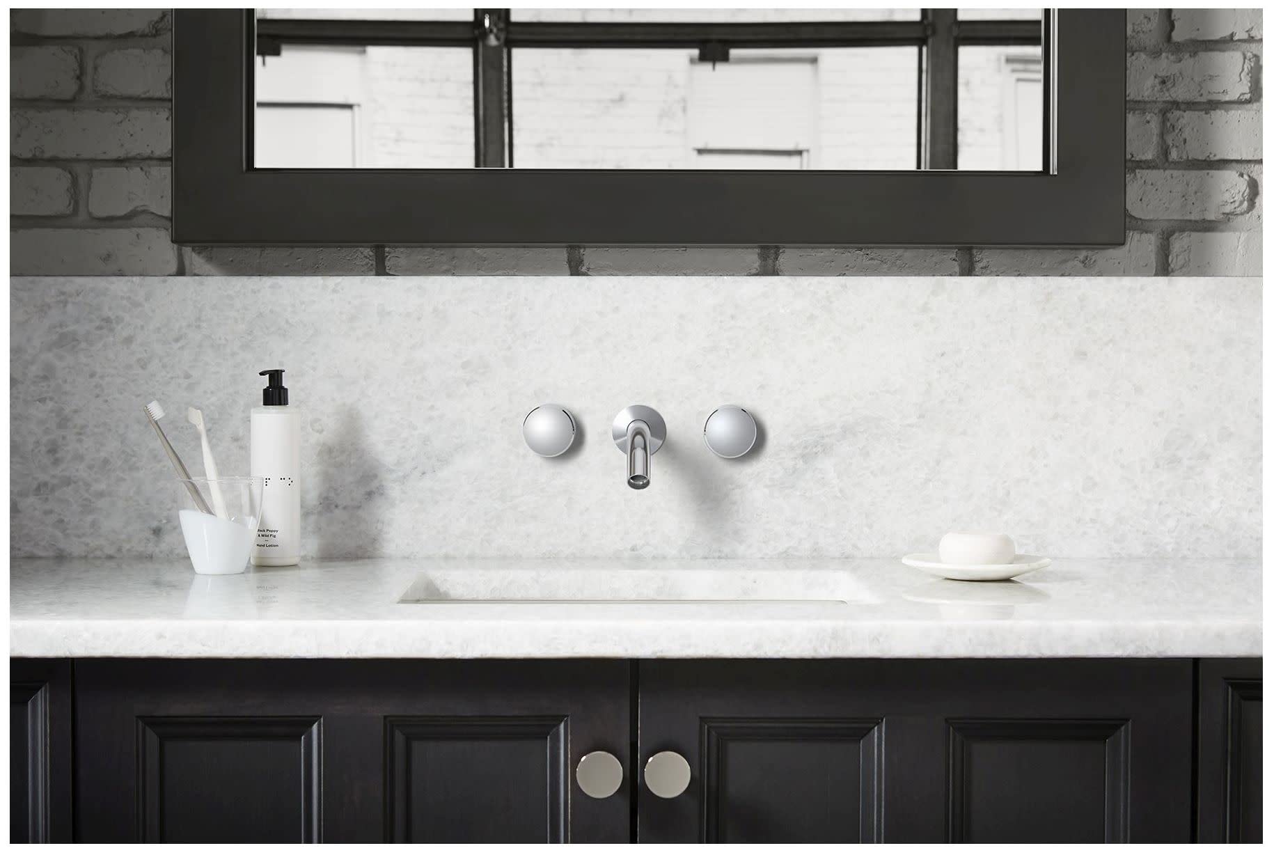 KOHLER Components Wall-Mount Bathroom Sink Faucet Spout With Tube Design 1.2 GPM