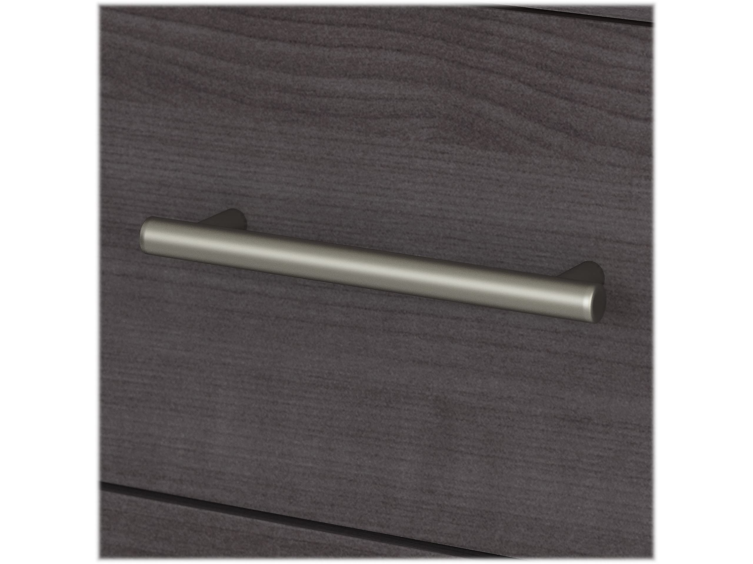 Bush SET001SG Somerset 72-Inch W L-Shaped Desk with Hutch, Storm Gray