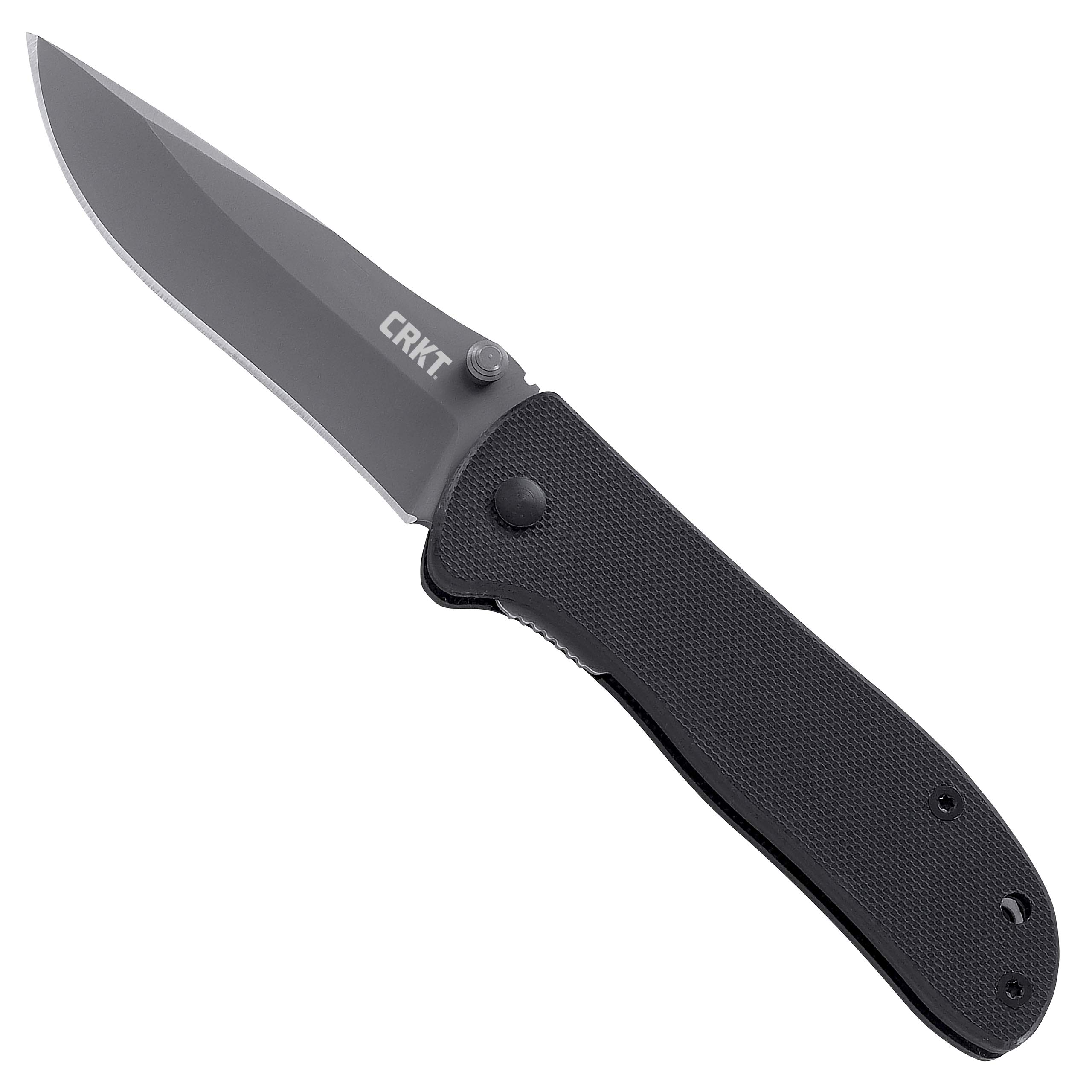 CRKT Drifter EDC Folding Pocket Knife & Smith's Abrasives PP1 hunting-knife-sharpeners 3.5" x 1" x 0" (Length x Width x Height
