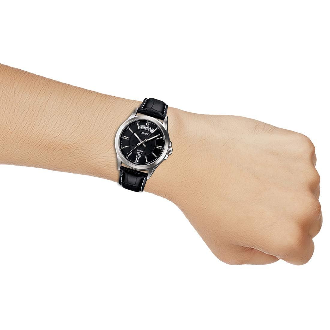 Casio Classic Watch, Black, Black, Strap