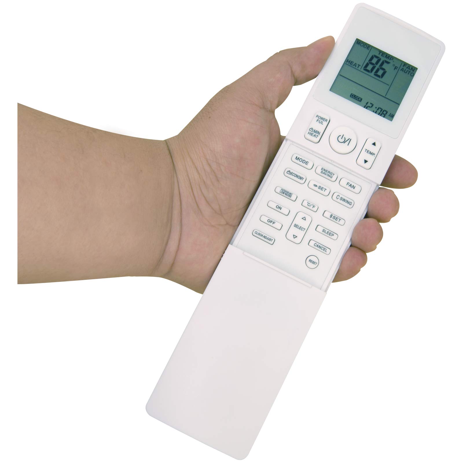 YING RAY Replacement for Fujitsu Air Conditioner Remote Control AR-REG1U ARREG1U AGU9RLF AGU12RLF AGU15RLF ASU7RLF1 ASU9RLF1 ASU12RLF1 ASU15RLF1 Display in Both Fahrenheit and Celsius