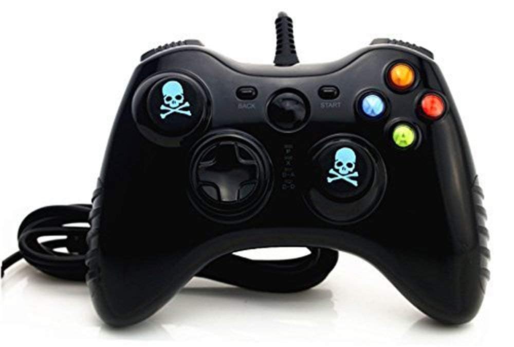 Silicone Thumb Stick Grip Cap Joystick Thumbsticks Caps Cover for PS4 PS3 Xbox One PS2 Xbox 360 Game Controllers (Red Skull 4PCS)