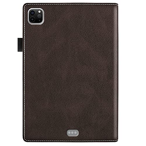 Tablet PC Case Compatible with iPad Pro 11 (2021/2020/2018) & IPad Air 4 2020 11 Inch PU Leather Case Protect Case Adjustable Fixing Strap Bracket Card Slot Shockproof Tablet PC Case Tablet Home (Col