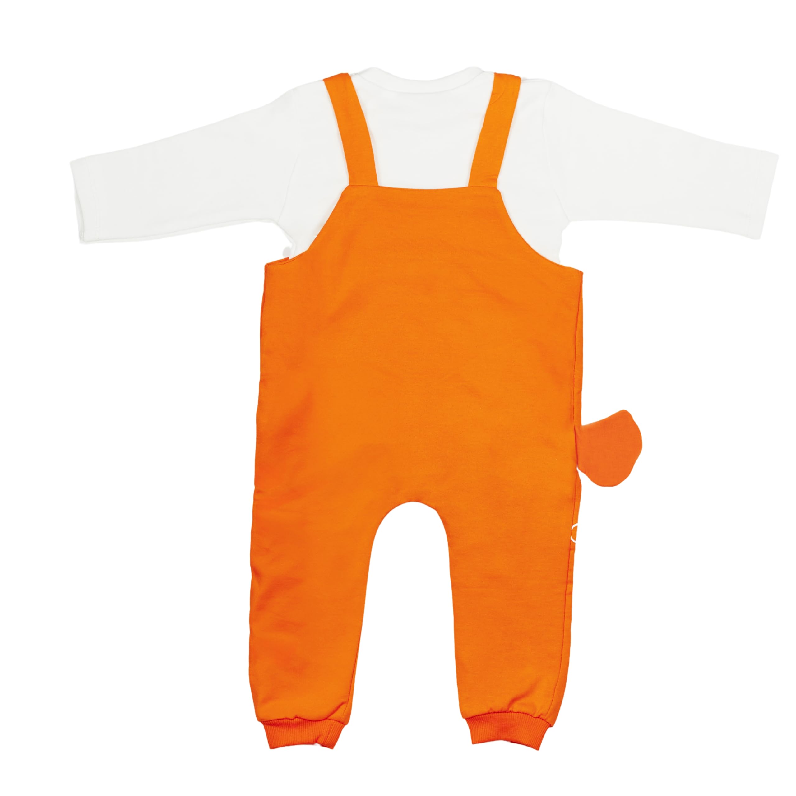 Finding Nemo Cotton Baby Overall Romper With Long Sleeve Tshirt For Newborn Infant β 2 PIECES - Boy Girl (as1, age, 18_months, 18-24 months)