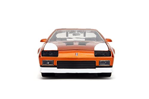Jada Toys Cheetos 1:24 1985 Chevy Camaro Z28 Die-Cast Car & 2.75" Chester Cheetah Figure, Orange