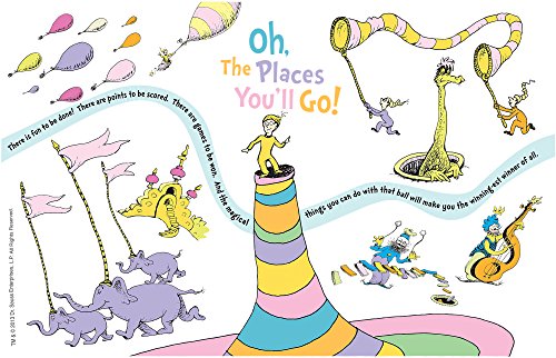 Tervis Dr. Seuss Oh the Places You'll Go Made in USA Double Walled Insulated Tumbler Travel Cup Keeps Drinks Cold & Hot, 16oz, Classic