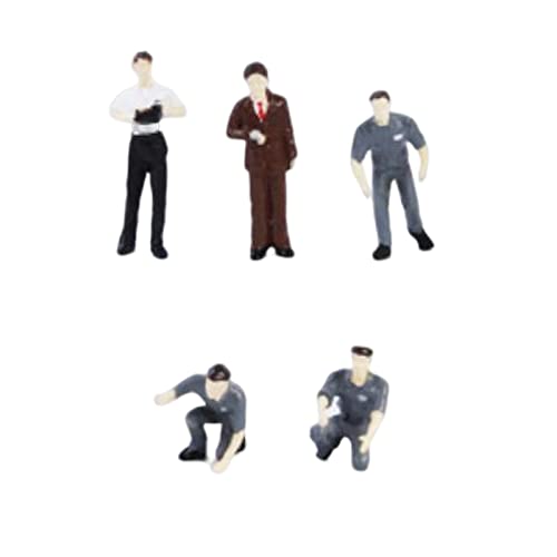Esquirla 10x 1/64 Repairman People Figure Model Miniature Street Scene Building Desktop Ornament