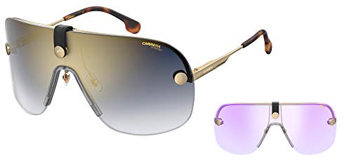 Carrera CA EPICA II Gold/Blue Shaded Pink Lens 99/1/120 unisex Sunglasses