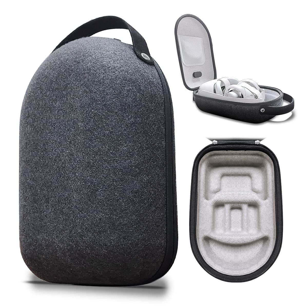 Carrying Case for Quest 2, Hard Protective Cover Storage Bag Carrying Case for VR Headset Suitable for Travel and Home Storage