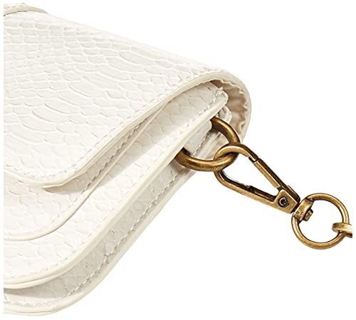 The Drop Women's Lara Chain Mini Crossbody Bag, Ivory, One Size