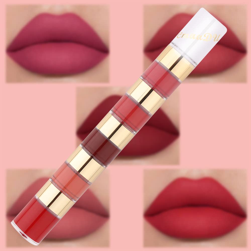 FAEYLI Matte liquid lip gloss, matte liquid durable and fadeless waterproof lip gloss (02)