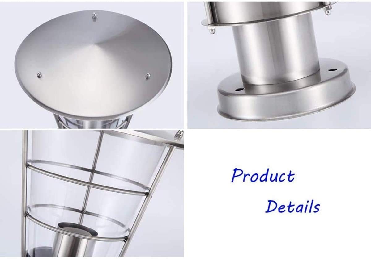 SMLZV Column Headlight,Waterproof E27 Post Lights Modern Simple European Column Lamps Garden Door Street Park Home Villa Lighting