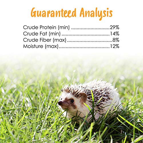 Sunseed Vita Prima Wigglers & Berries Hedgehog Treat - Mealworms for Hedgehogs - Small Animal Trail Mix Snack